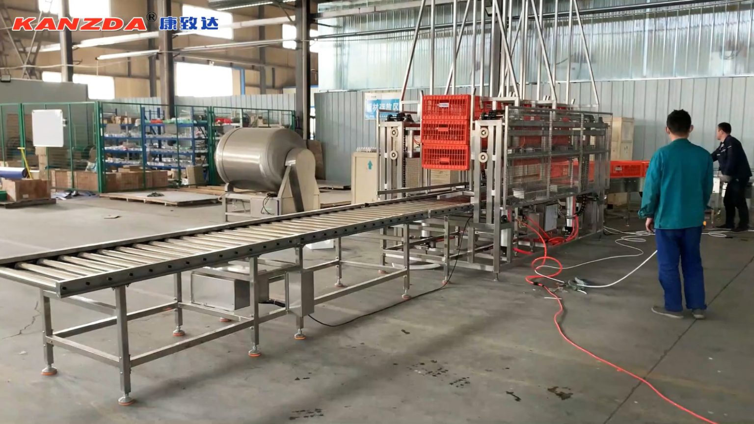 Chicken-Crate-Washing-Machine - Kanzda machinery